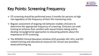 NYSDOH AI Management of Syphilis in Patients with HIV | PPTX
