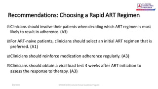 NYSDOH AI Rapid Initiation of Antiretroviral Therapy (ART) for Patients ...