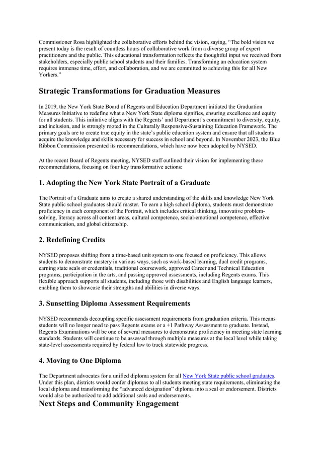NYSED Unveils Vision for Equitable Education.pdf
