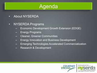 NYSERDA for Entrepreneurs | PPTX