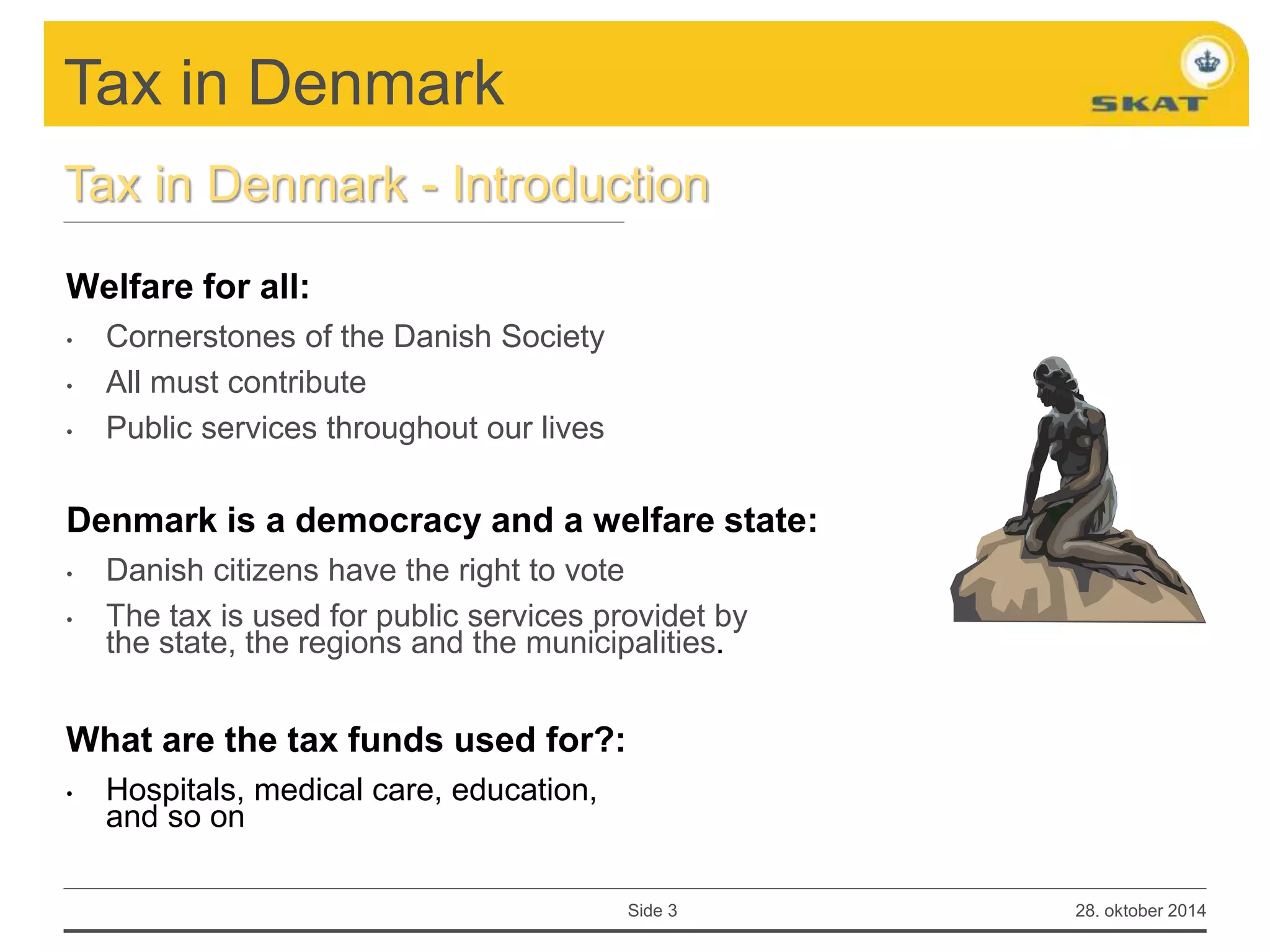 Dinamarca: Tax in Denmark / Kirsten B. Hansen | PPTX