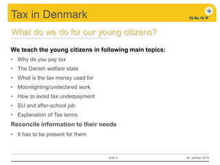 Dinamarca: Tax in Denmark / Kirsten B. Hansen | PPTX