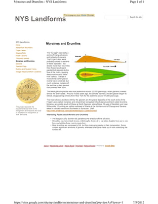 NYS Landforms | PDF