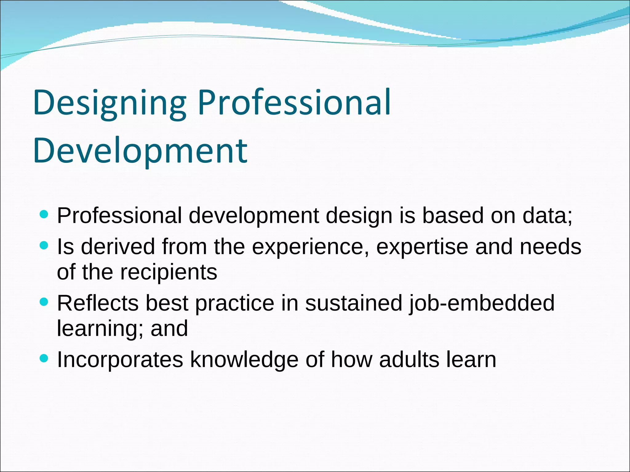 NYS Professional Development Standards | PPT