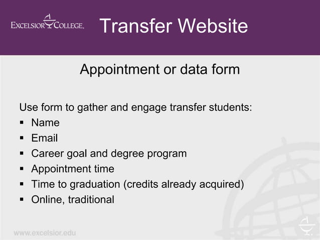 Communication Strategies to Engage Transfer Students | PPT