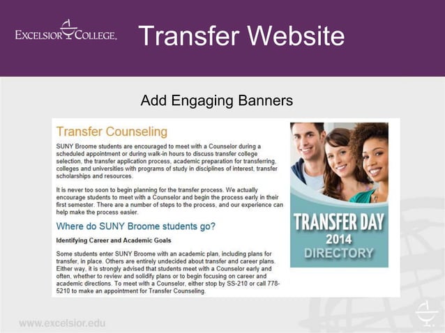 Communication Strategies to Engage Transfer Students | PPT