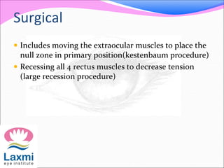 Nystagmus | PPTX
