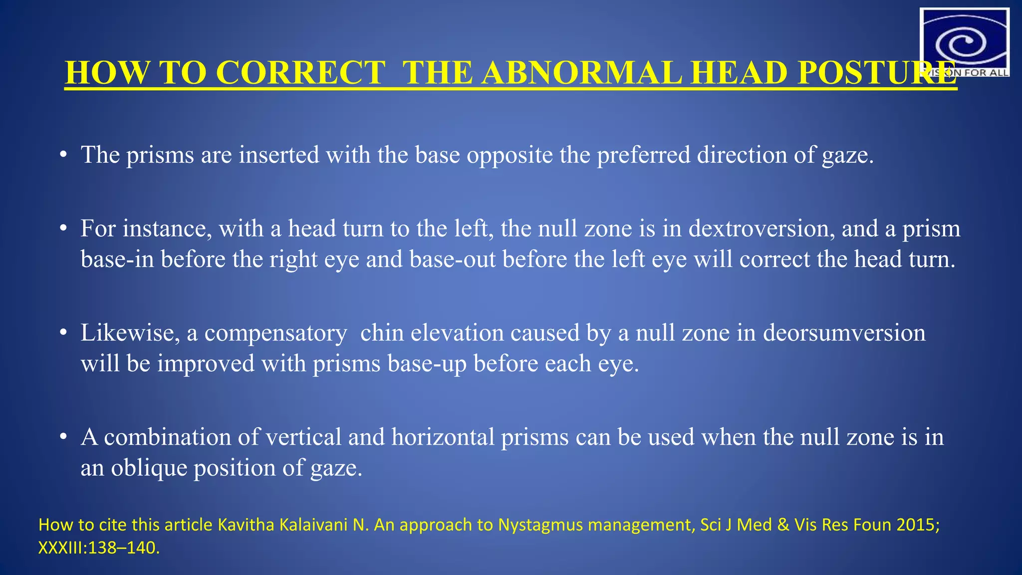 Nystagmus | PPTX