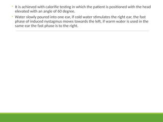 NYSTAGMUS involuntary eye movement, types management, .pptx