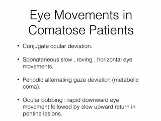 Roving Eye Movements