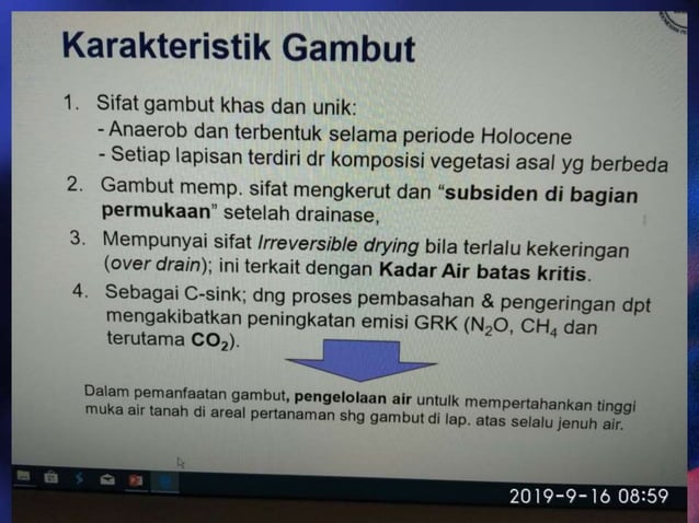 Pengelolaan lahan gambut | PPT