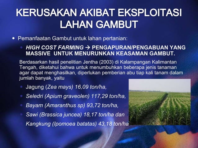 Pengelolaan lahan gambut | PPT