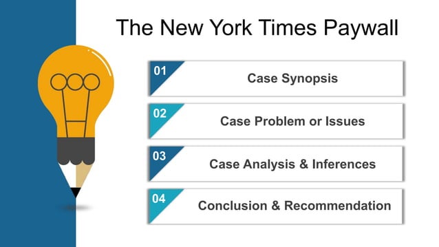 The New York Times Paywall Case Study | PPTX | Business | Business and ...