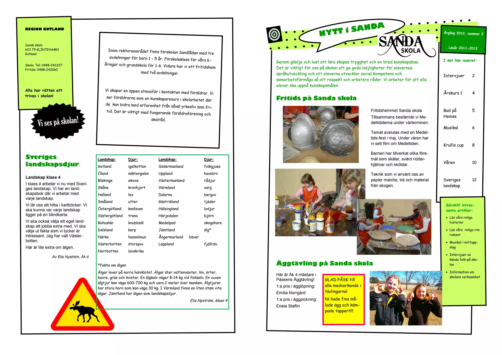 Nytt i sanda, skoltidning 2012 | PDF