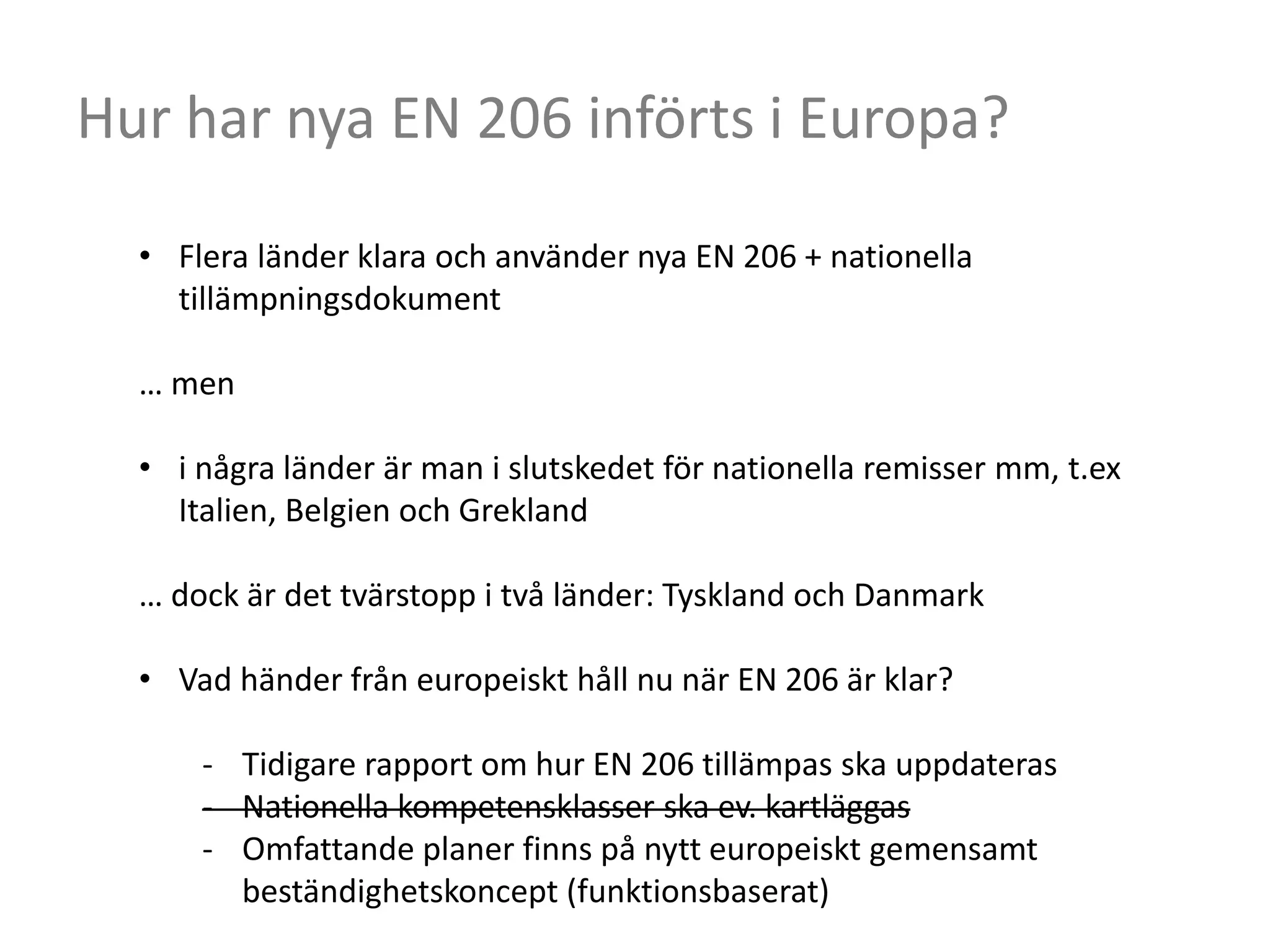 Nytt om standarder och regelverk, del 1 - Marcus Peterson, Svensk ...