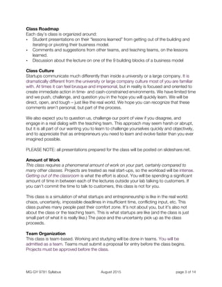 NYU 5-Day Lean Launchpad Syllabus | PDF