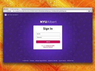 Nyu albert presentation | PPTX