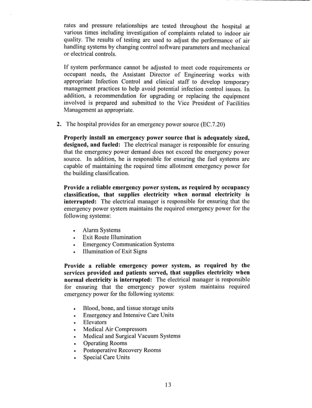 Nyu hospital utilities management plan | PDF