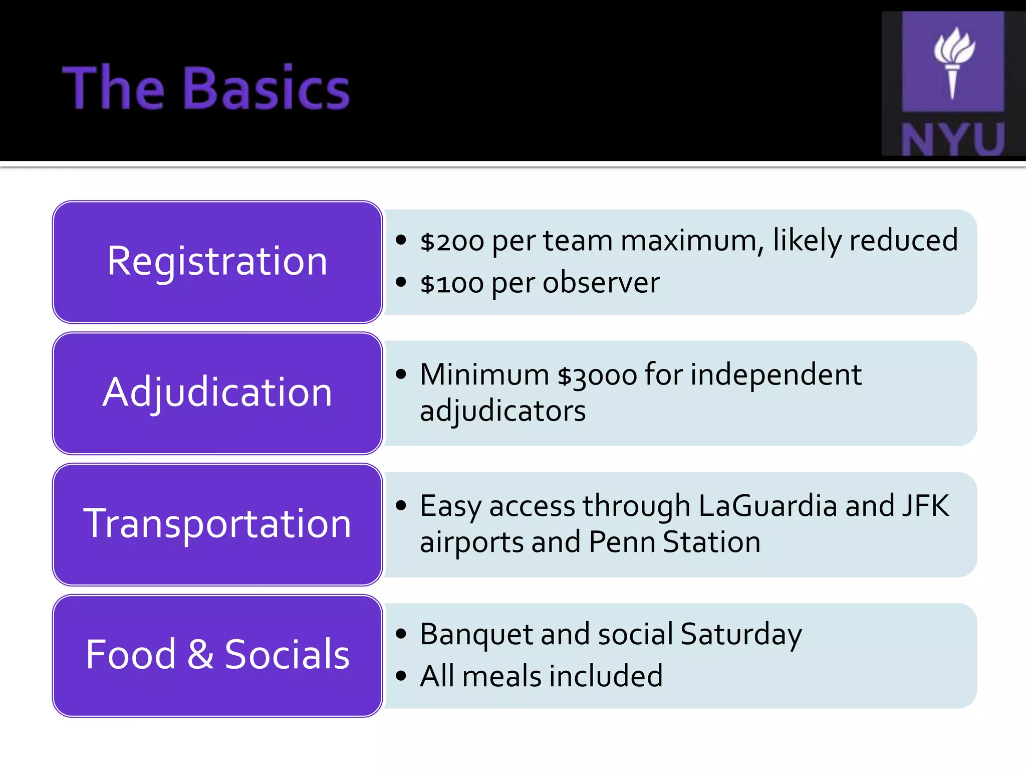 NYU NorthAms Bid | PPT
