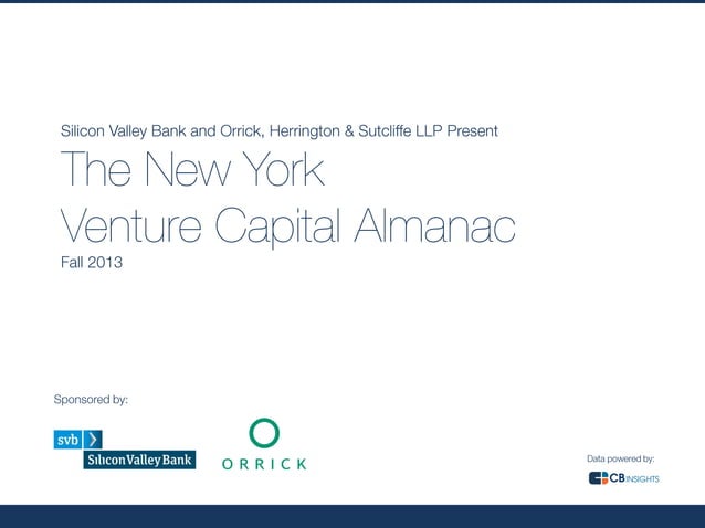 The New York Venture Capital Almanac | PDF | Venture Capital | Business ...