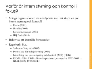 Ny översättning av COSO | PDF
