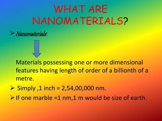 Nano materials | PPTX