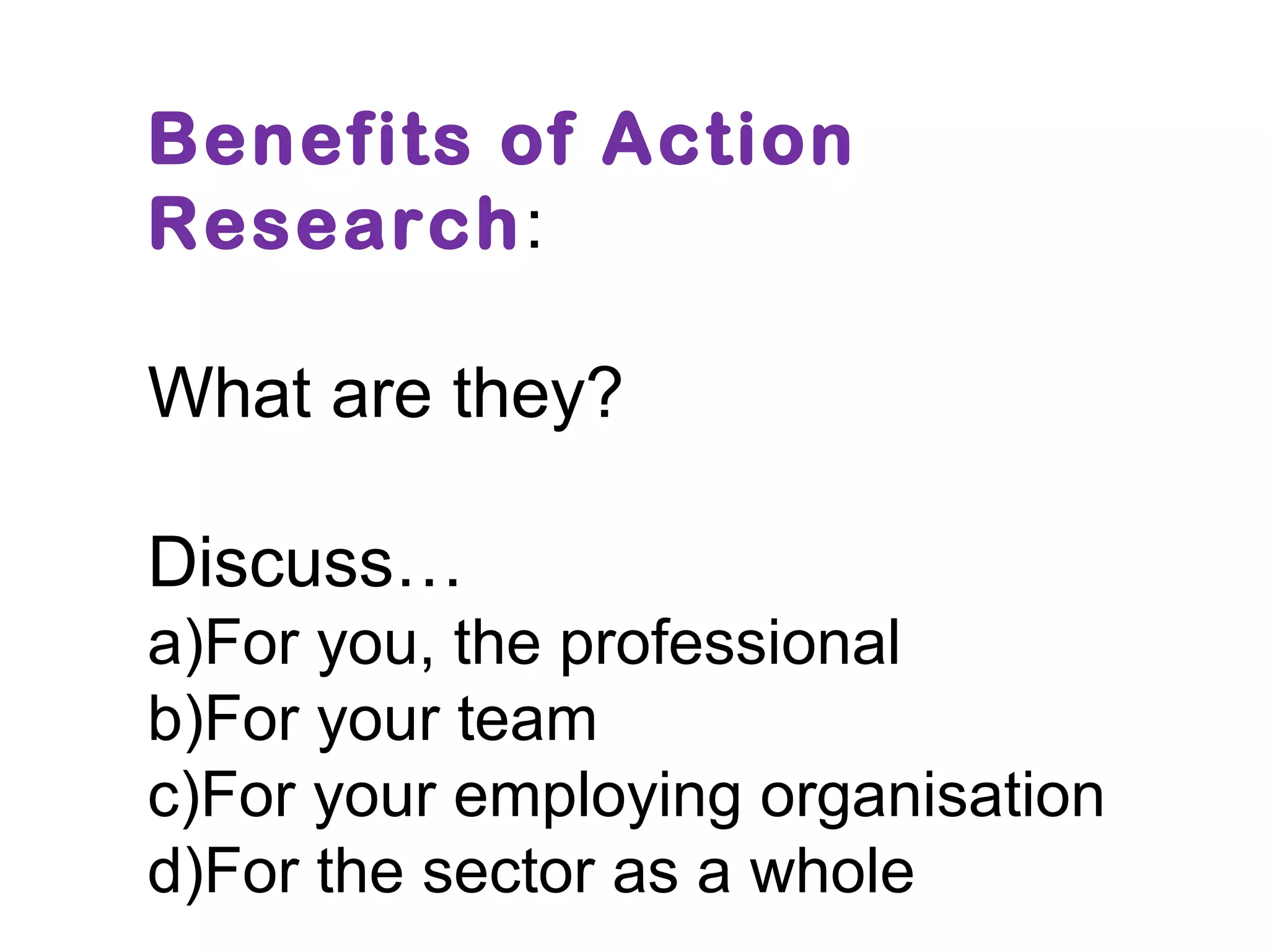 Action research introduction | PPT