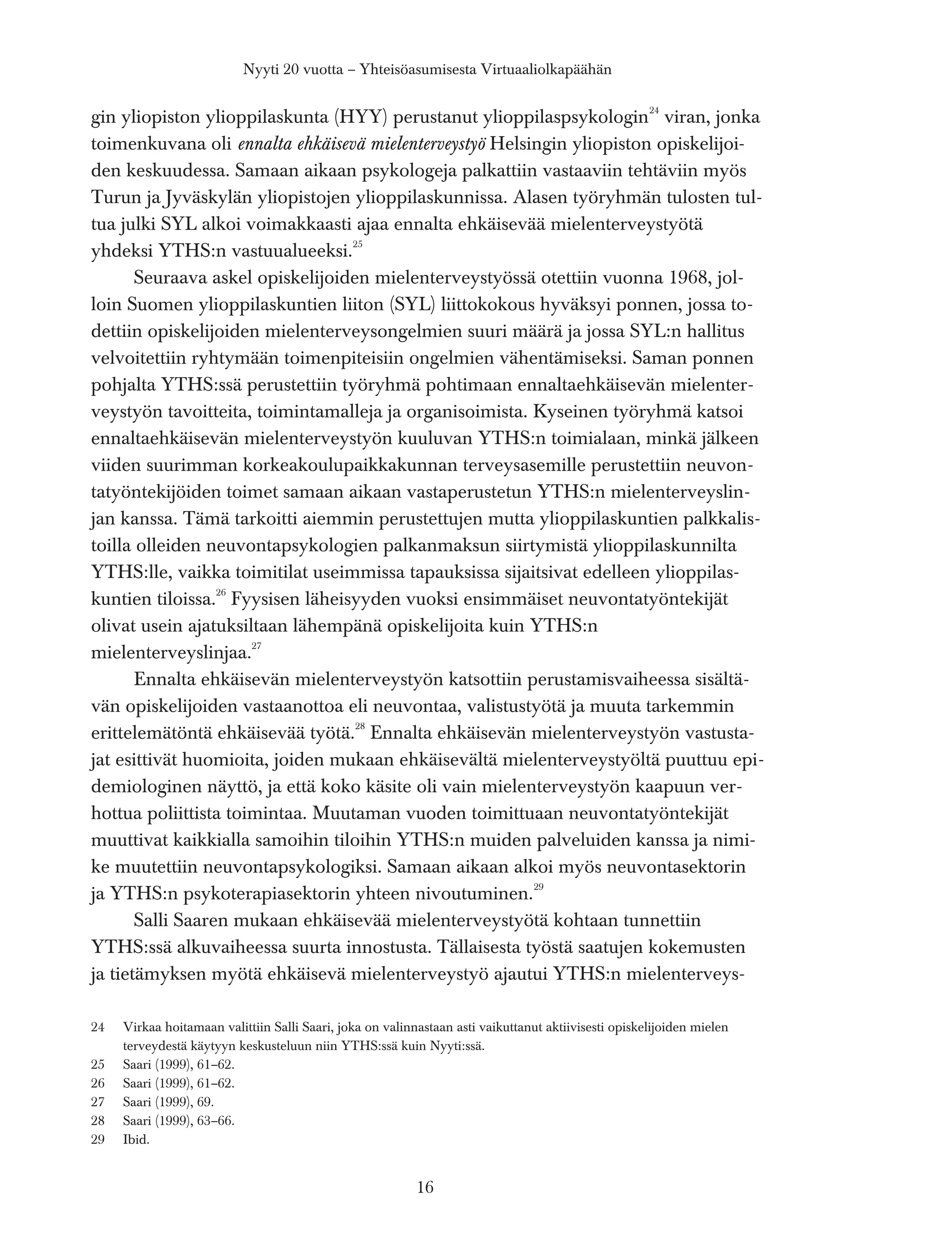 Historiikki - Nyyti 20 vuotta. | PDF