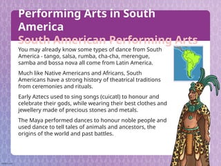 Performing Arts Around the World Elementary | PPTX