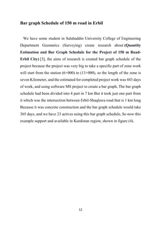Bar Graph Method in Engineering management | PDF