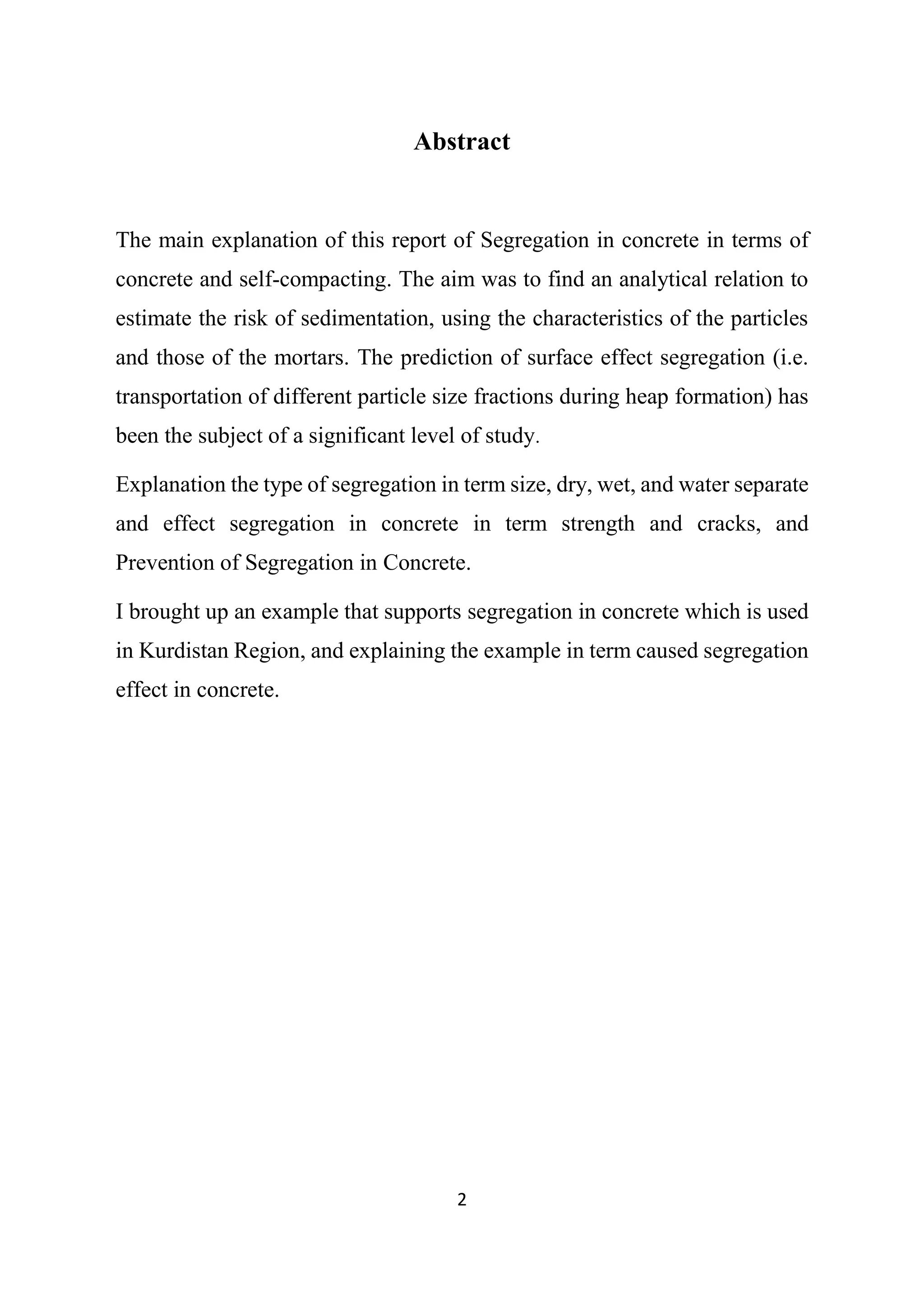 Segregation in Concrete | PDF