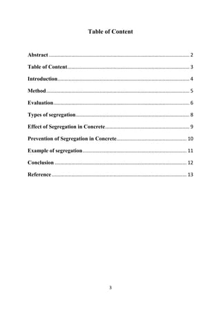 Segregation in Concrete | PDF