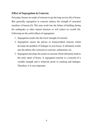 Segregation in Concrete | PDF