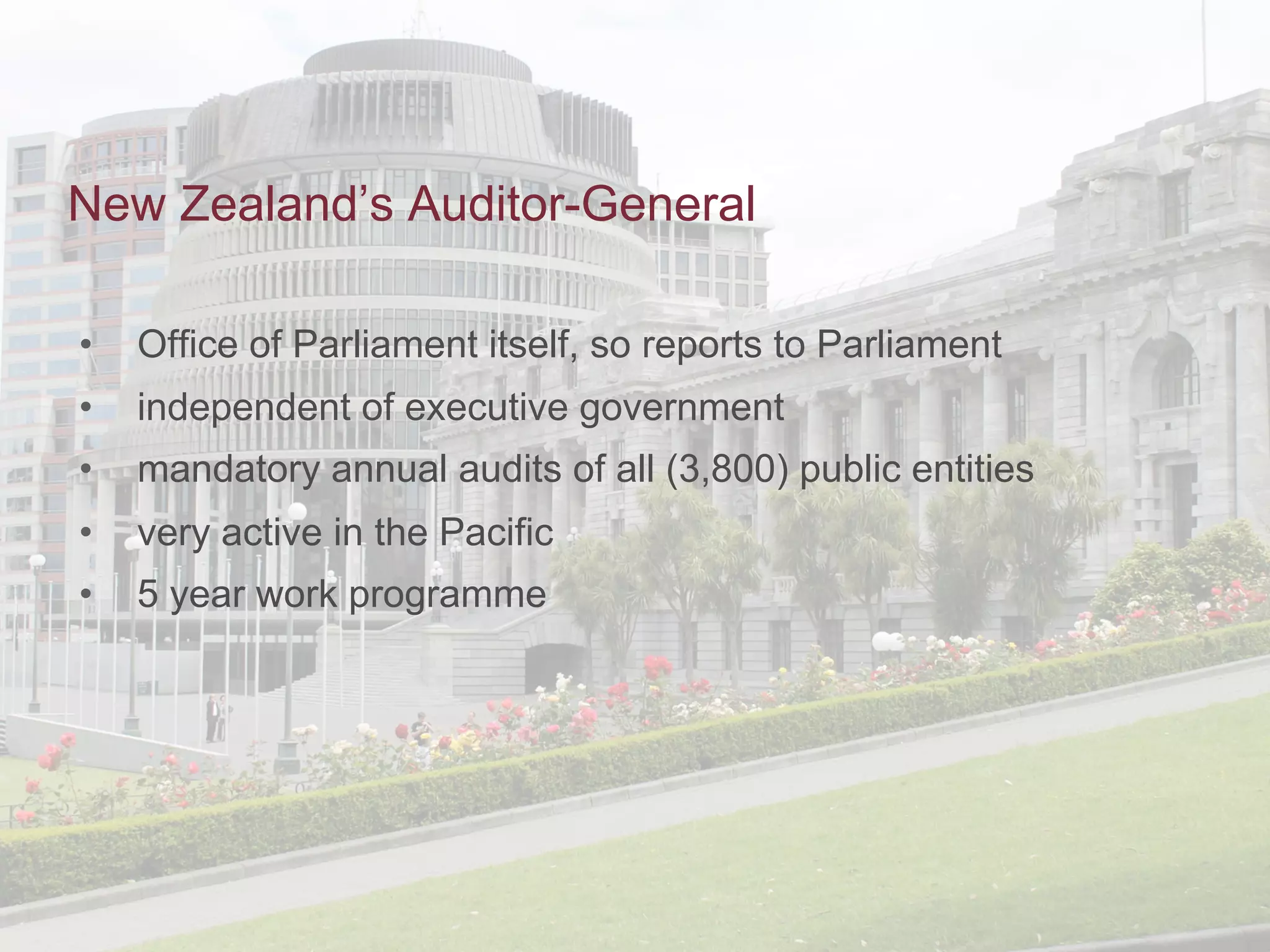 NZ Auditor General | PPT