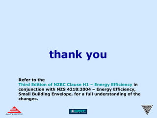 NZBC-H1_Overview-Oct07 | PPT