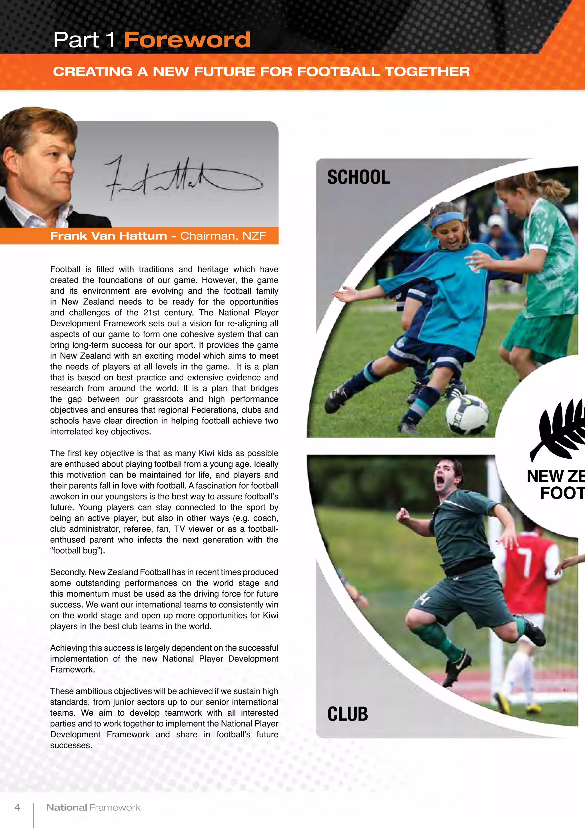 New Zealand FA Development Framework | PDF | Soccer | Sports