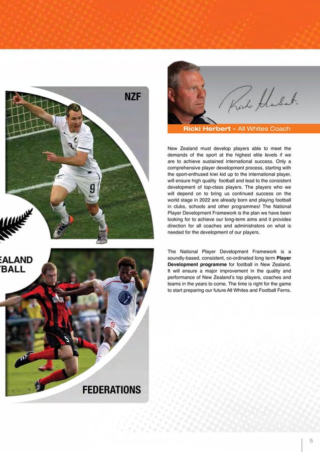 New Zealand FA Development Framework | PDF | Soccer | Sports