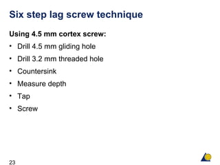 Design and function of surgical screws | PPT