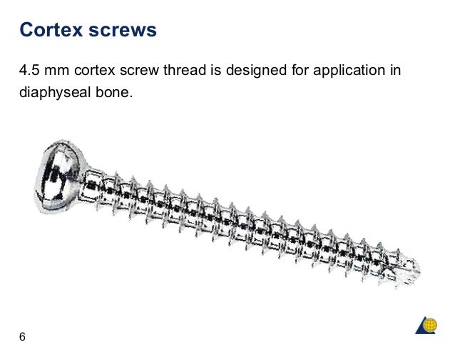Design and function of surgical screws