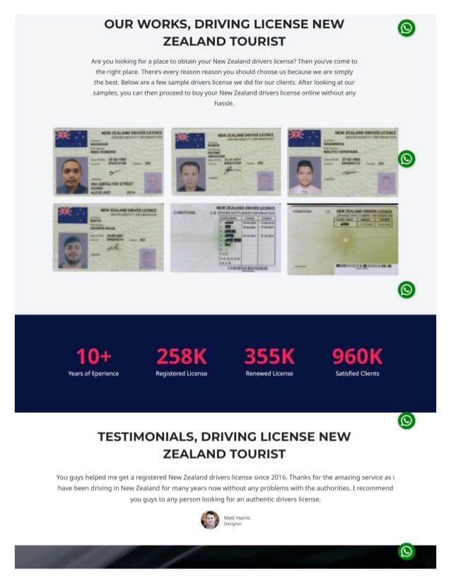 New Zealand drivers license