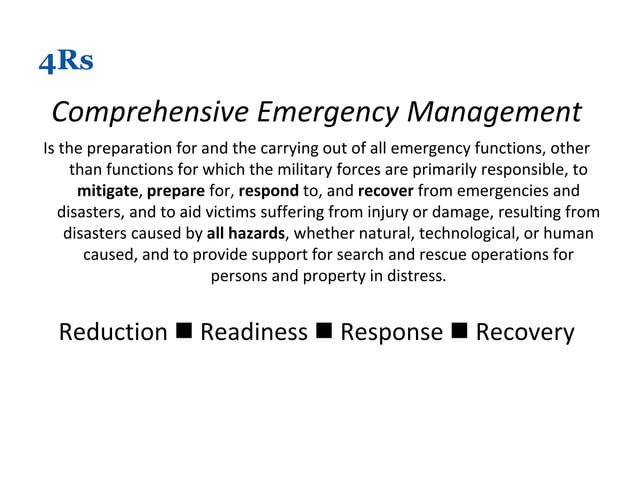 EM101 Introduction to Emergency Management in New Zealand | PPT
