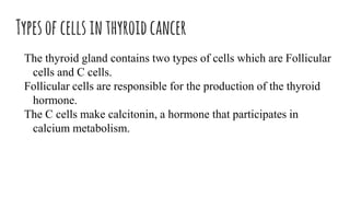 Thyroid cancer | PPT