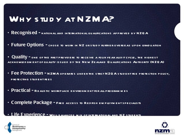 Nzma certificate in hospitality and employment skills level 3 2011 ...