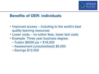 Otago Polytechnic OER Case Study | PDF