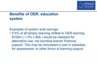 Otago Polytechnic OER Case Study | PDF