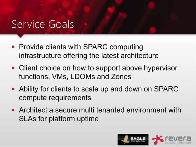 Oracle sparc as a Service | PPT