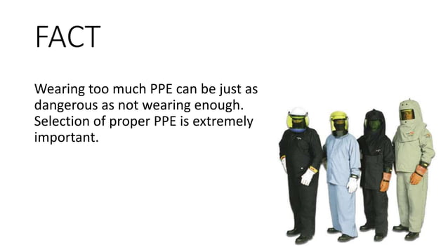 Know your facts. ppe myths and facts @ashleyvonrock | PPT