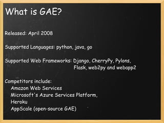 Nzpug google appengine | PPT