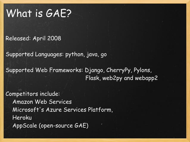 Nzpug google appengine | PPT