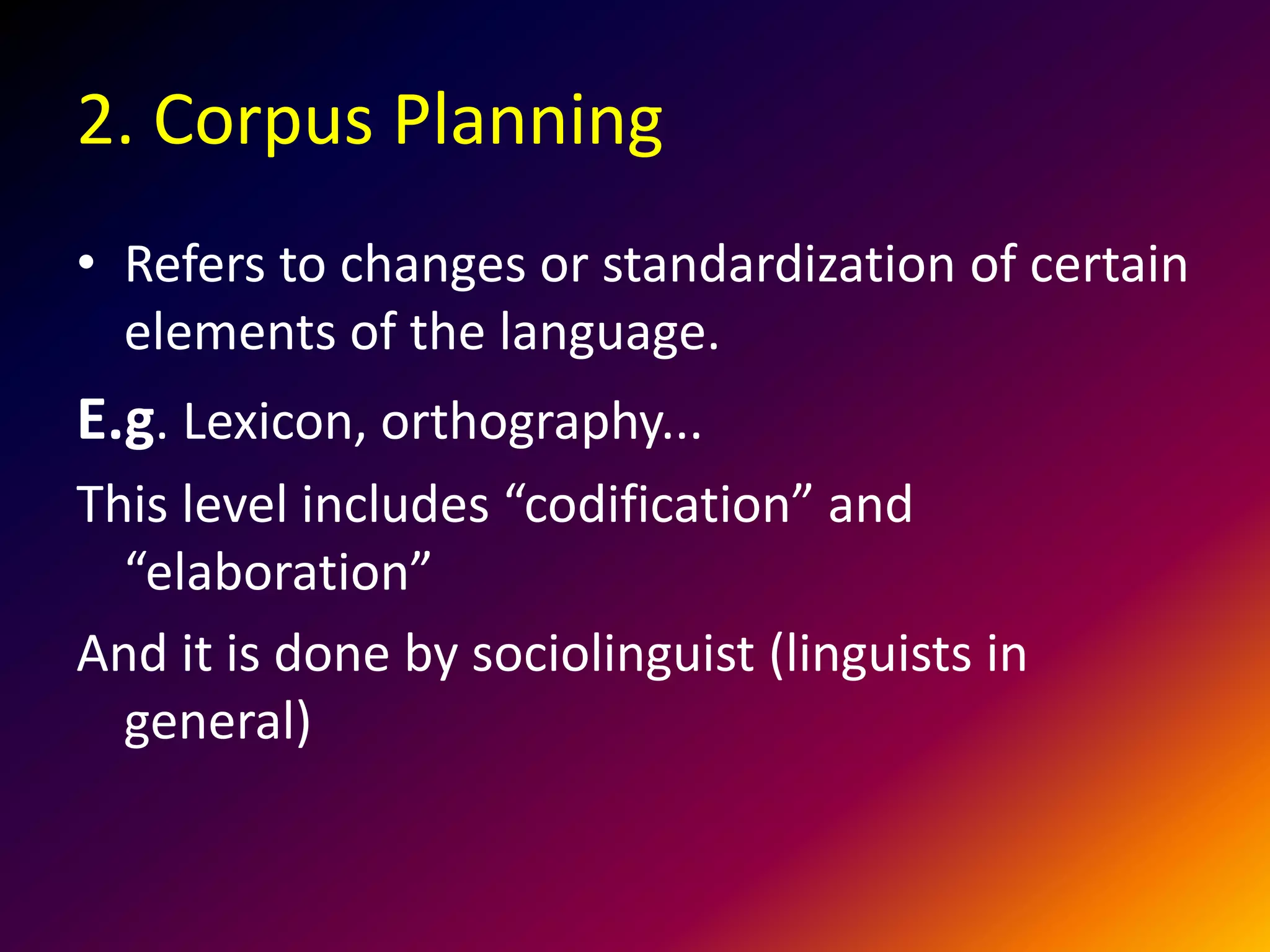Language Planning and Policy | PPTX
